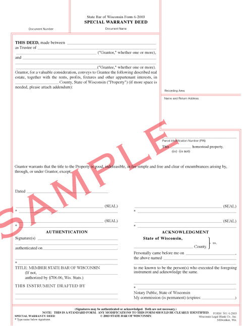 Wisconsin State Bar Forms | PDF | Digital Download – Wisconsin Legal Blank
